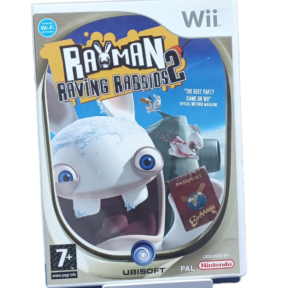 Pre-owned Nintendo Rayman Raving Rabbids 2 Wii Game - Own4Less